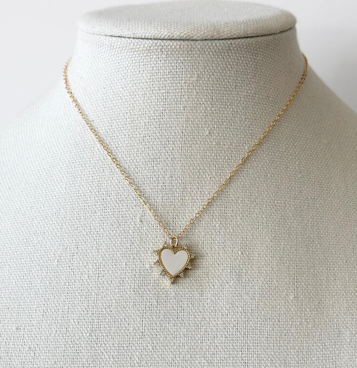 Maya Heart Necklace | Jeny Baker Designs