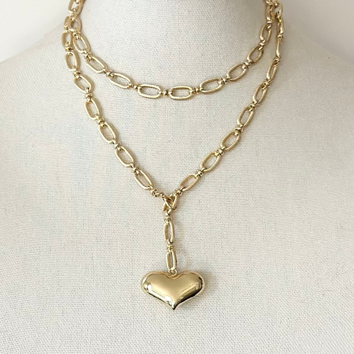 Wylie Heart Necklace | Jeny Baker Designs