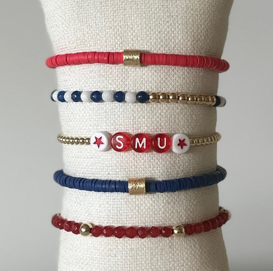 Gameday Vinyl Bracelets | Jeny Baker Designs