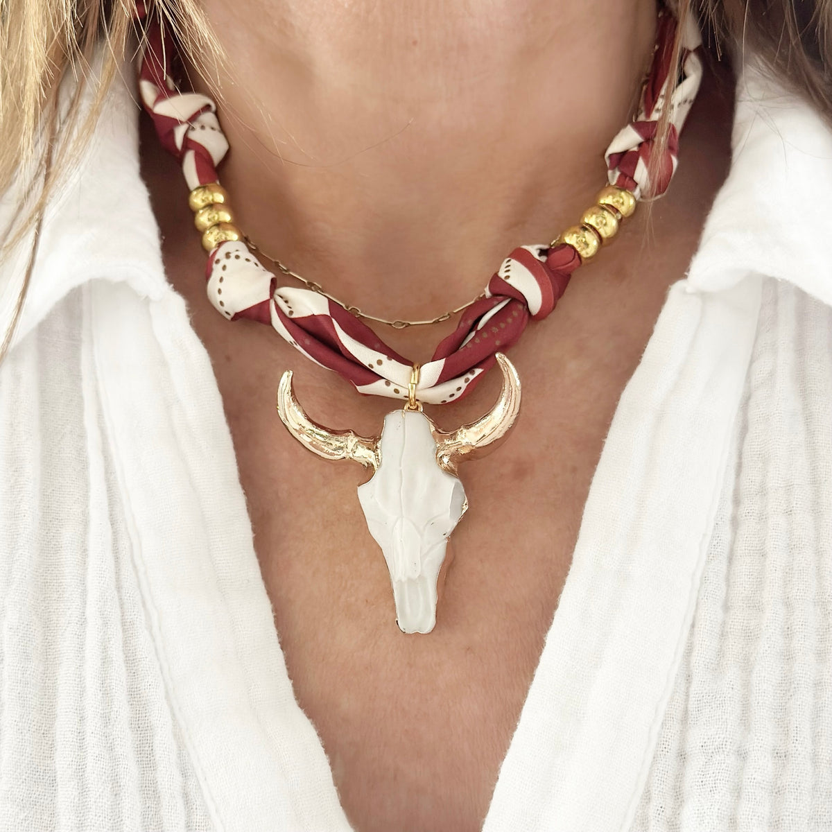The Ultimate Bevo Scarf Necklace | Jeny Baker Designs