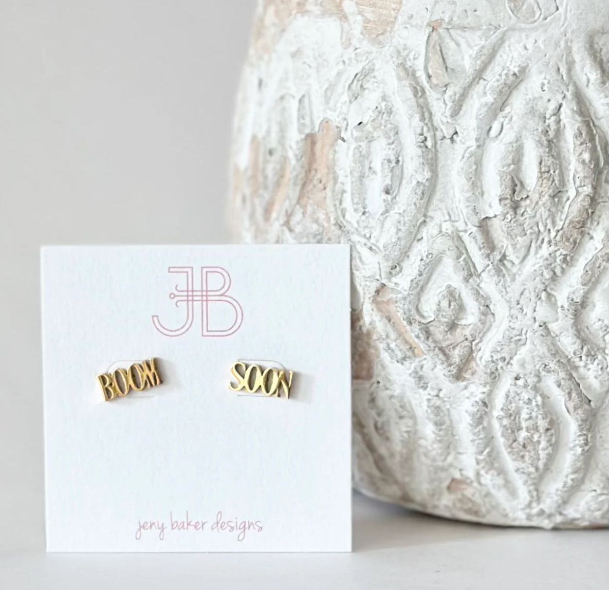 Boom Soon Studs | Jeny Baker Designs